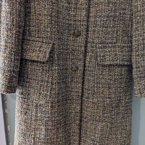 Sisley | Jackets & Coats | Sisley Tweed Duster Coat | Poshmark